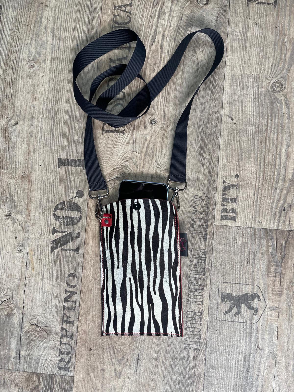 le Paquete-zebra phone holder – Chanii B