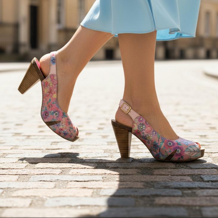 Ju Jube - Pink Flower Last pair 41 – Chanii B